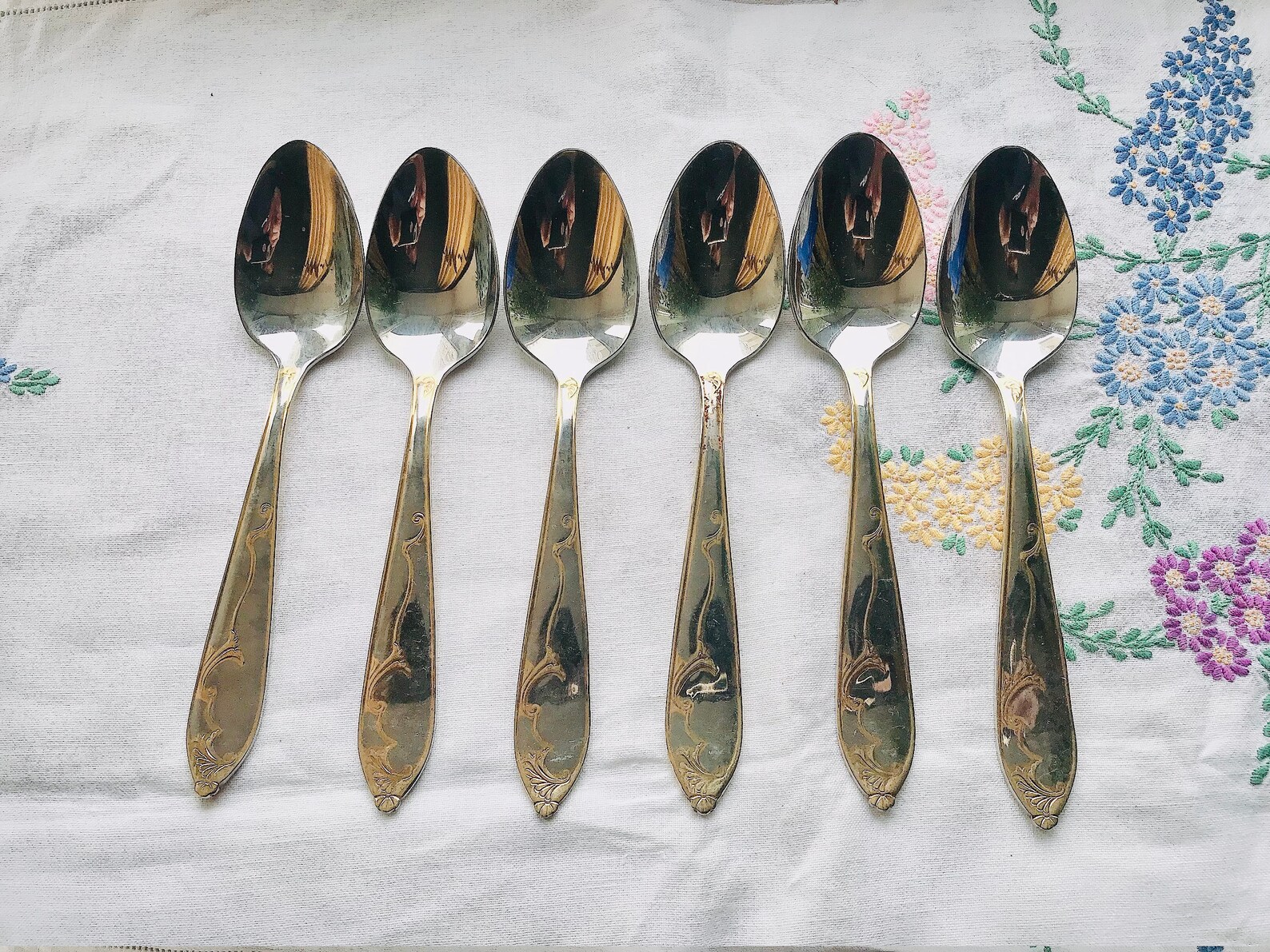 A Set of Spoons of the USSR Soviet Spoons Old Cutlery, Rare Dishes of ...