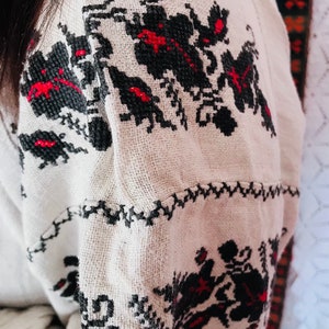 Antique Ukrainian Dress Embroidery Ukraine Sorochka Vyshyvanka Hand ...