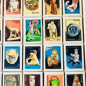 Very Rare Soviet Large Set of 28 Boxes of Soviet Matches "urss", Wooden ...