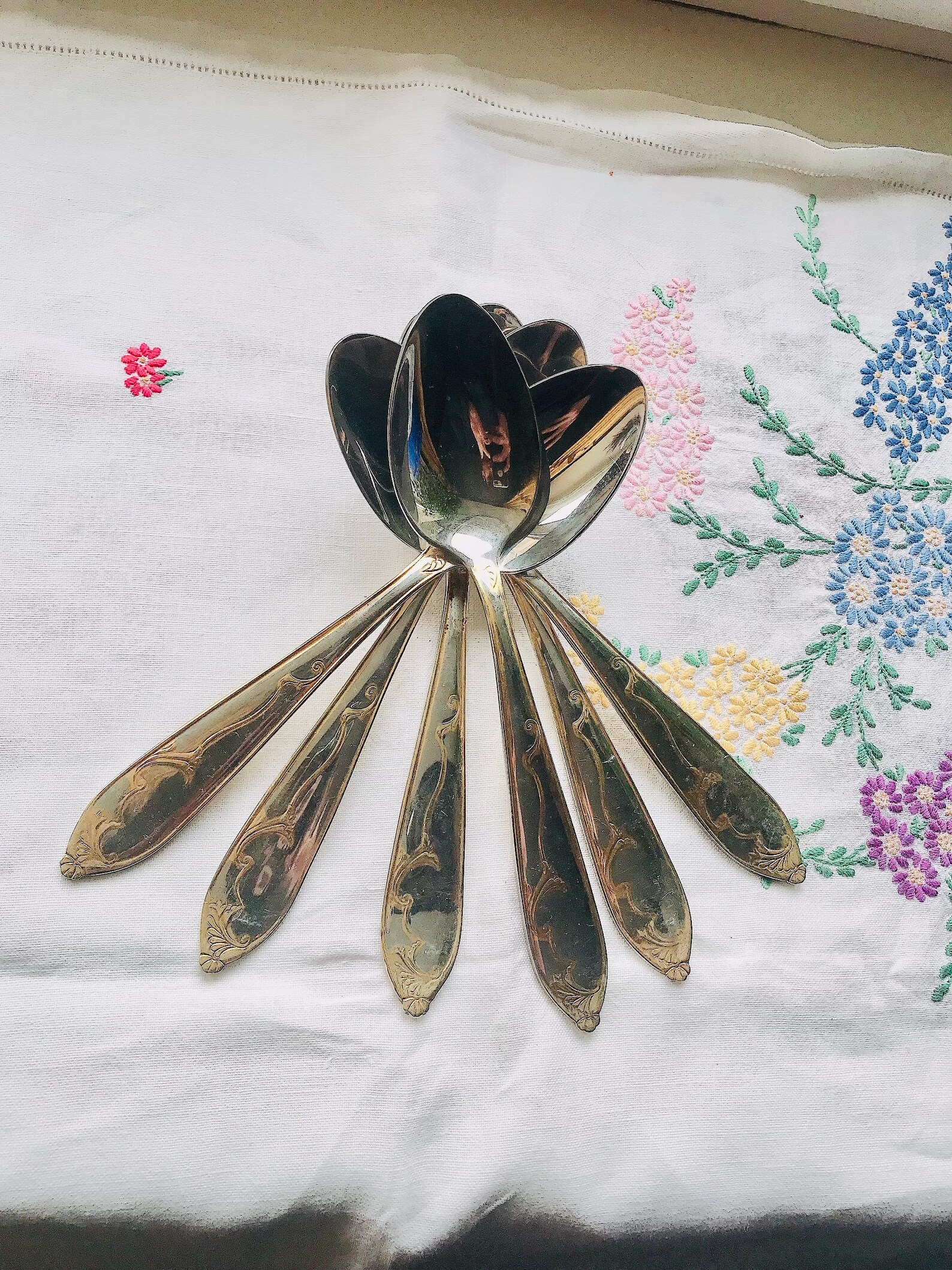 A Set of Spoons of the USSR Soviet Spoons Old Cutlery, Rare Dishes of ...