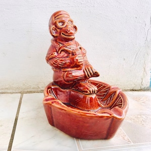 Vintage Ashtray in the Shape of a Monkey. Smoking Monkey. | Etsy