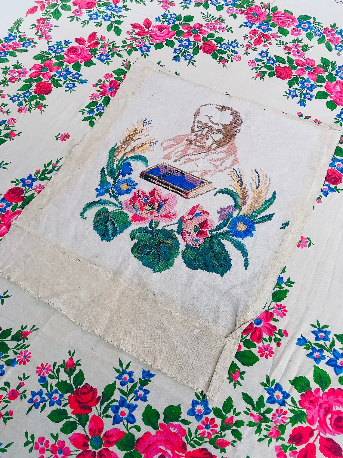 T.g.shevchenko RARE Ukrainian Embroidery Vintage Handmade - Etsy