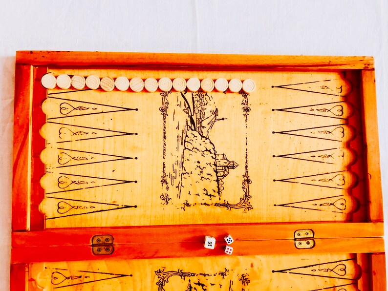Soviet Backgammon Vintage Game Big Old Backgammon Old - Etsy