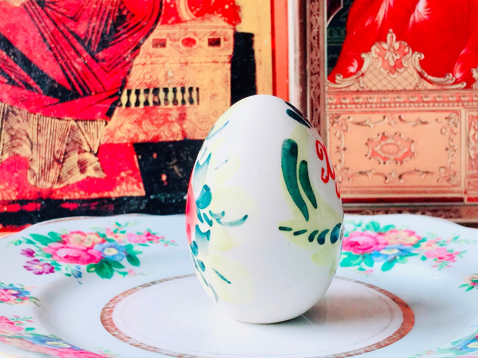 Russian Vintage Russian Handmade Porcelain Easter Egg USSR - Etsy