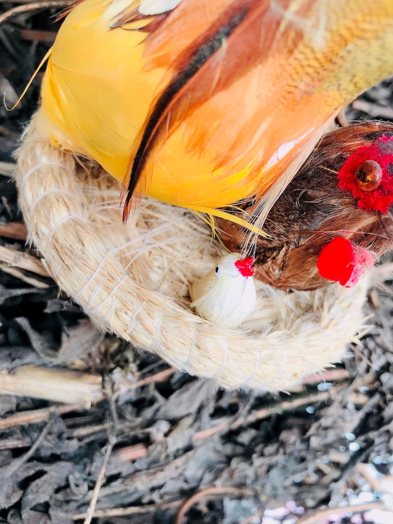 Handmade From Natural Materials.chicken With a Cub USSR - Etsy