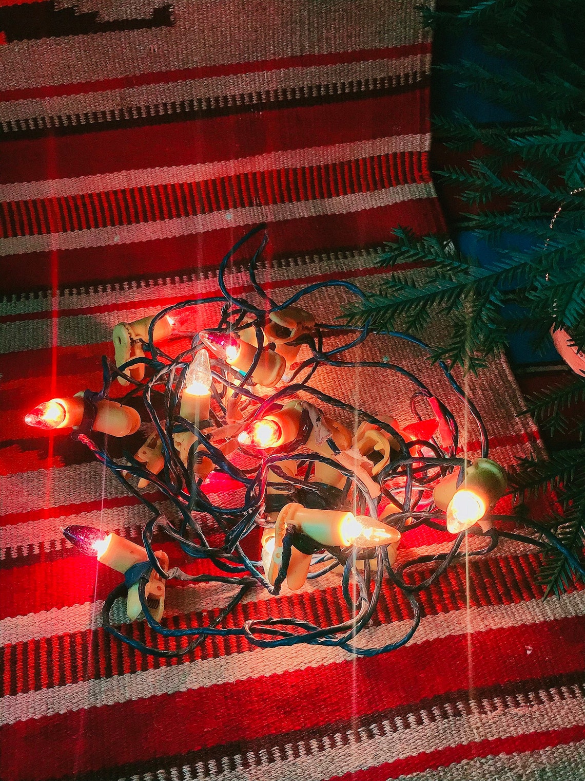 Garland USSR 1960s Vintage Garland for the Christmas Tree - Etsy