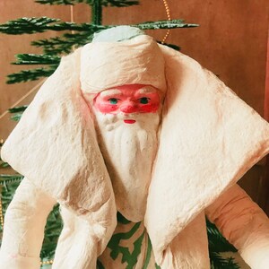 Set of Two Figures, Santa Claus, Ornament, Christmas, Snow Maiden, USSR ...