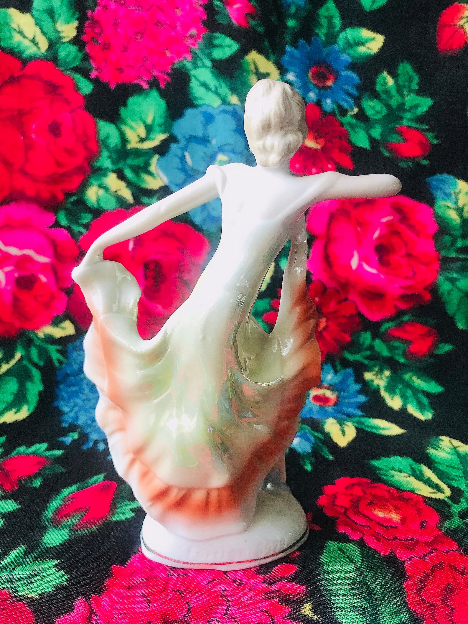 German Porcelain Lace Figurine Dancer Ballerina 3 Pieces. - Etsy