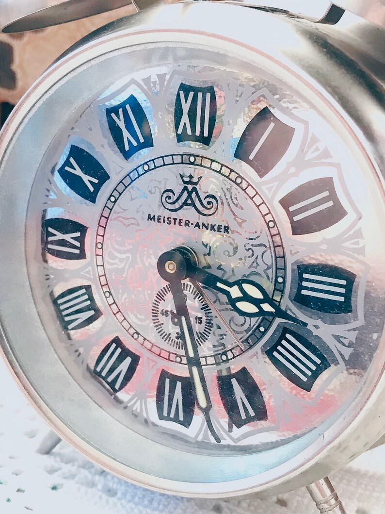 Vintage MEISTER ANKER Alarm Clock Made in Germany 1960s - Etsy