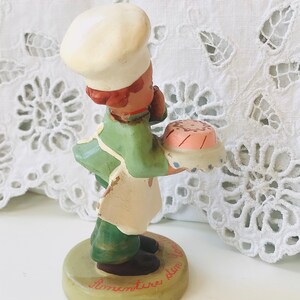 This Vintage Porcelain Figurine of the Little Cook Was Made in - Etsy