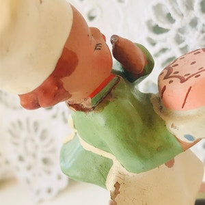 This Vintage Porcelain Figurine of the Little Cook Was Made in - Etsy