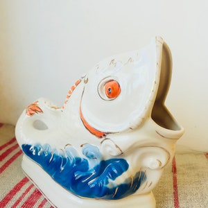 Fish Soviet Porcelain Statuette USSR Fish Jug - Etsy
