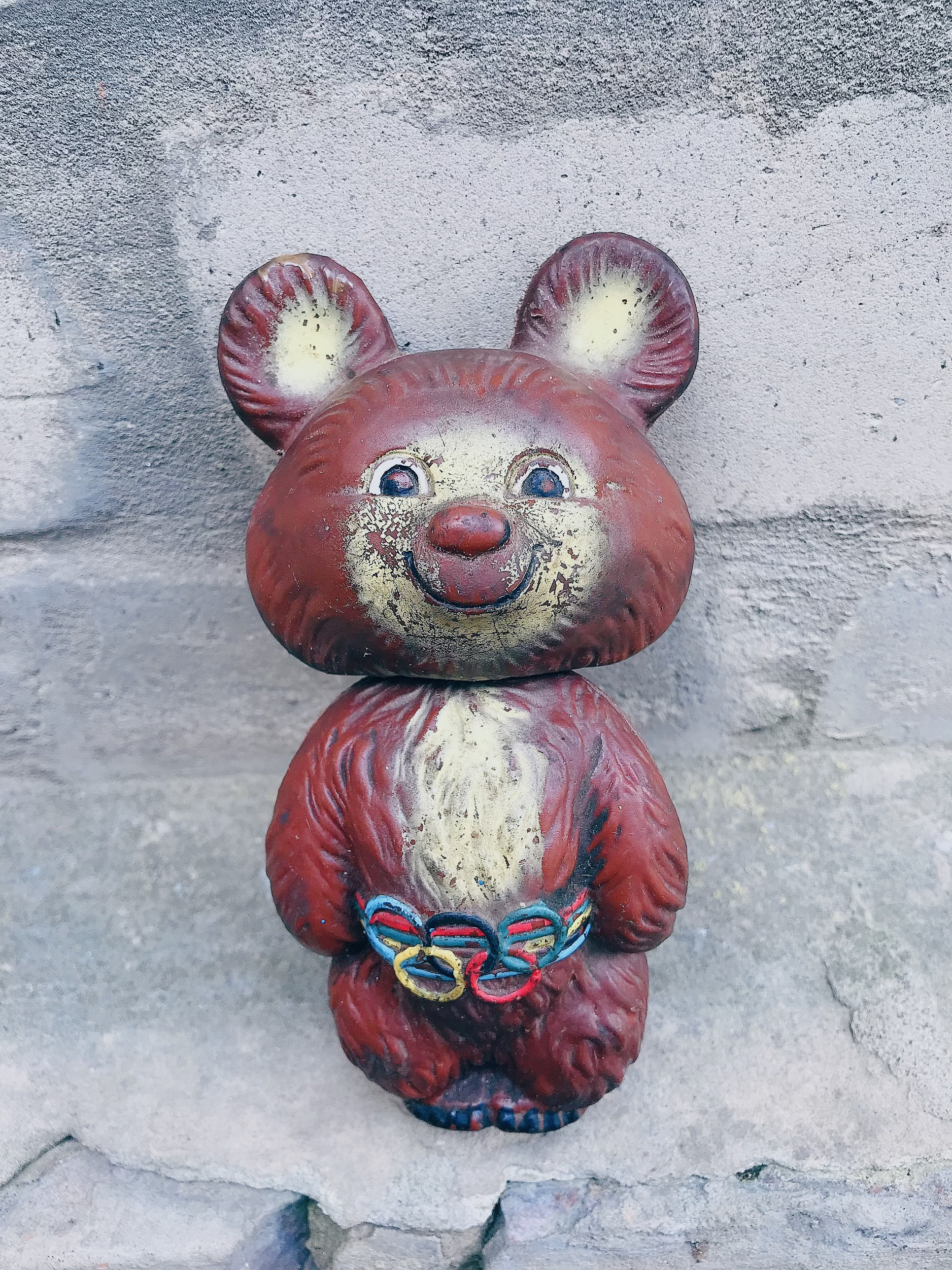 Rare Soviet Plastic Olympic Bear. Soviet Toy. Vintage Toy. - Etsy