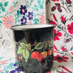 USSR Enamel Mug, Retro Mug, USSR Enamel Glassware, USSR Vintage Mug - Etsy