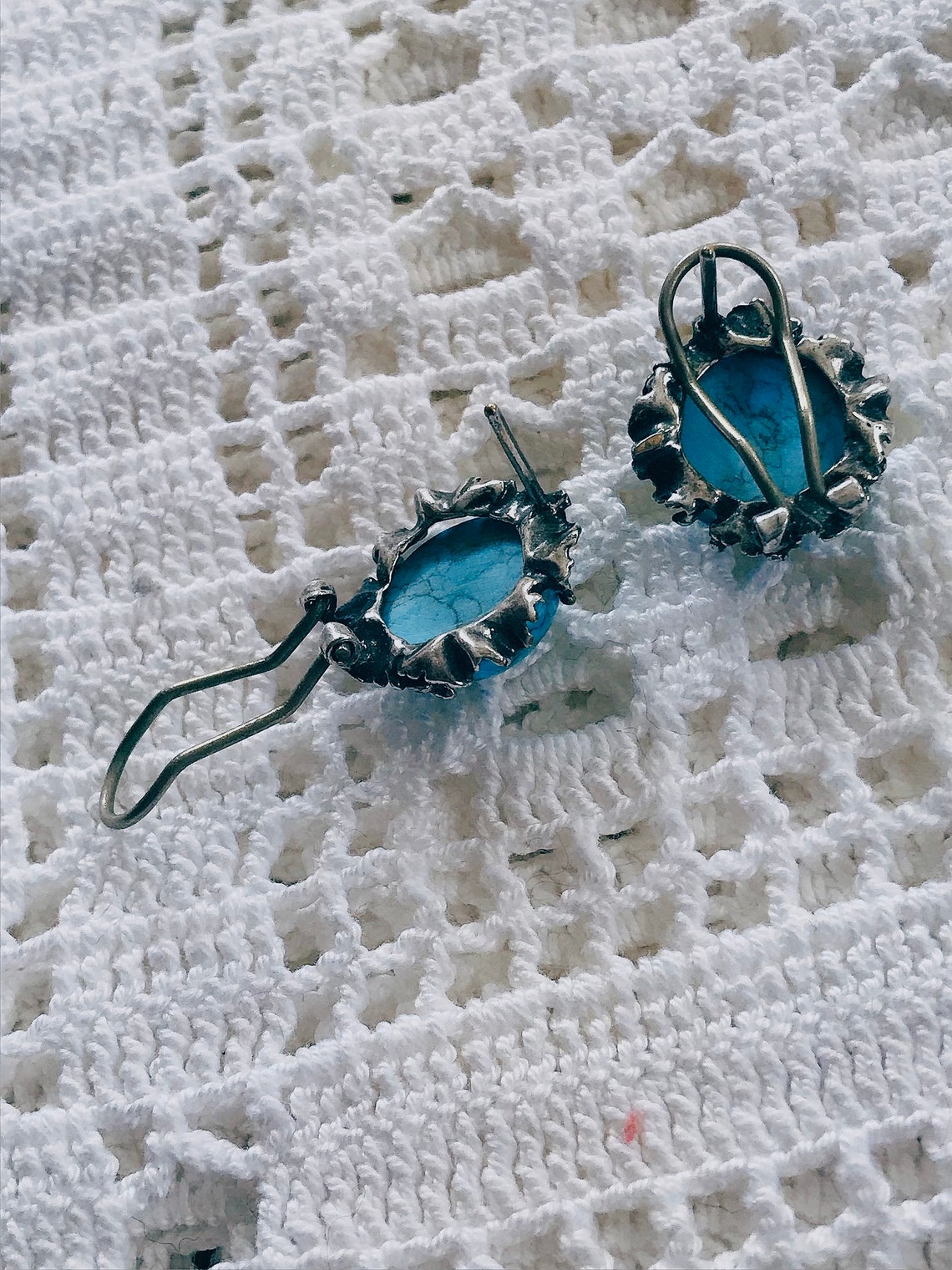 Jewelry Set With Turquoise Bijouterie Vintage Soviet Jewelry Set of the ...