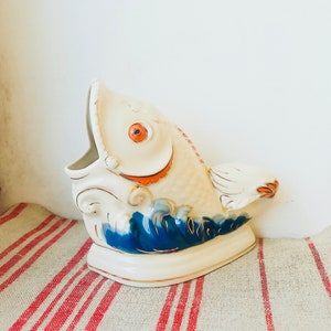 Fish Soviet Porcelain Statuette USSR Fish Jug - Etsy