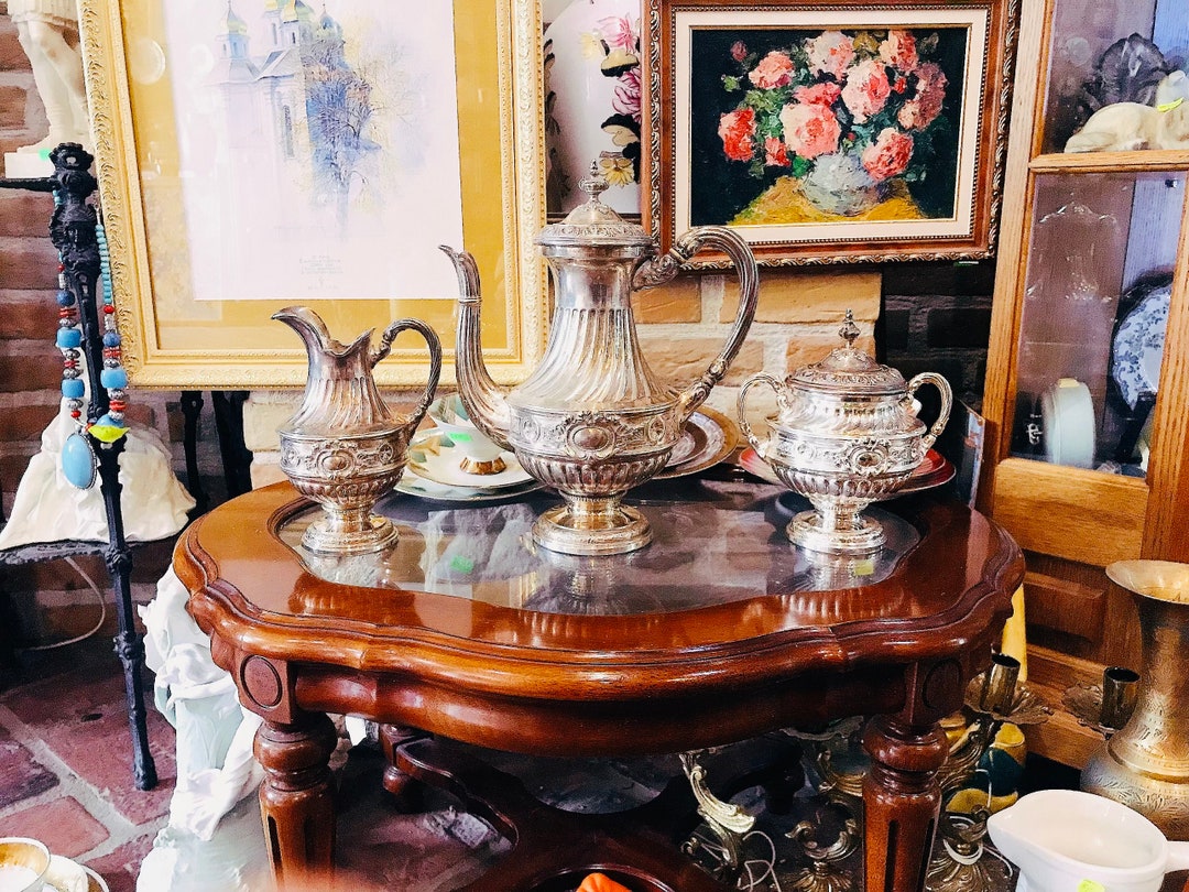 Antique Service Germany Tea Set - Etsy
