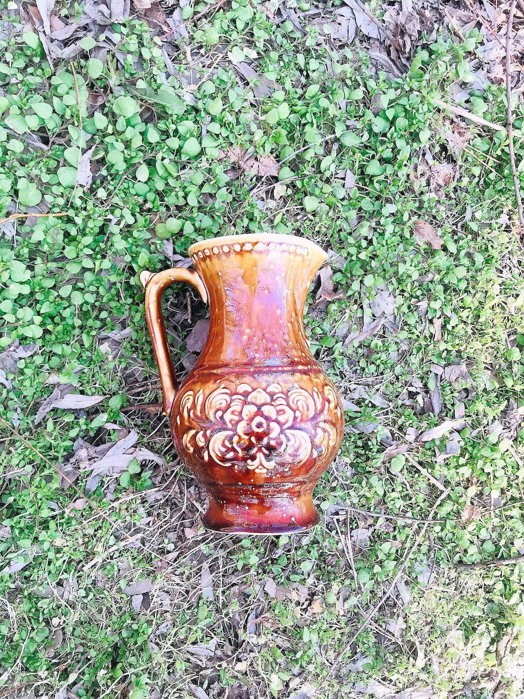 Very Old Antique Ancient Clay Vessel Rustic Bowl Antique Clay Pitcher ...