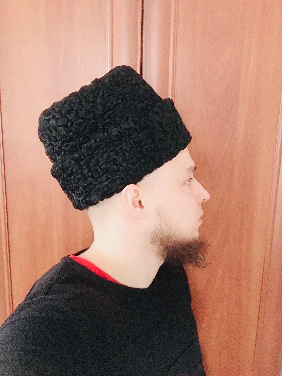 Papakha Kubanka Natural Fur Karakul Hat Winter Cap Real - Etsy