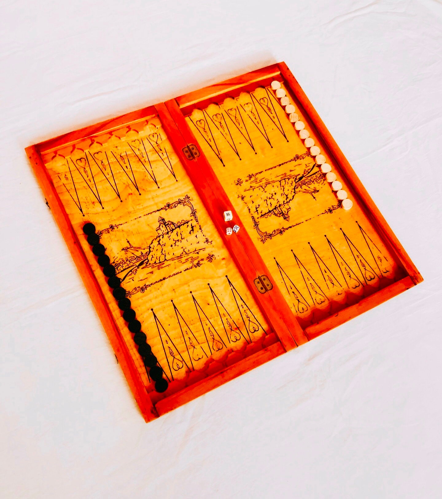 Soviet Backgammon Vintage Game Big Old Backgammon Old - Etsy