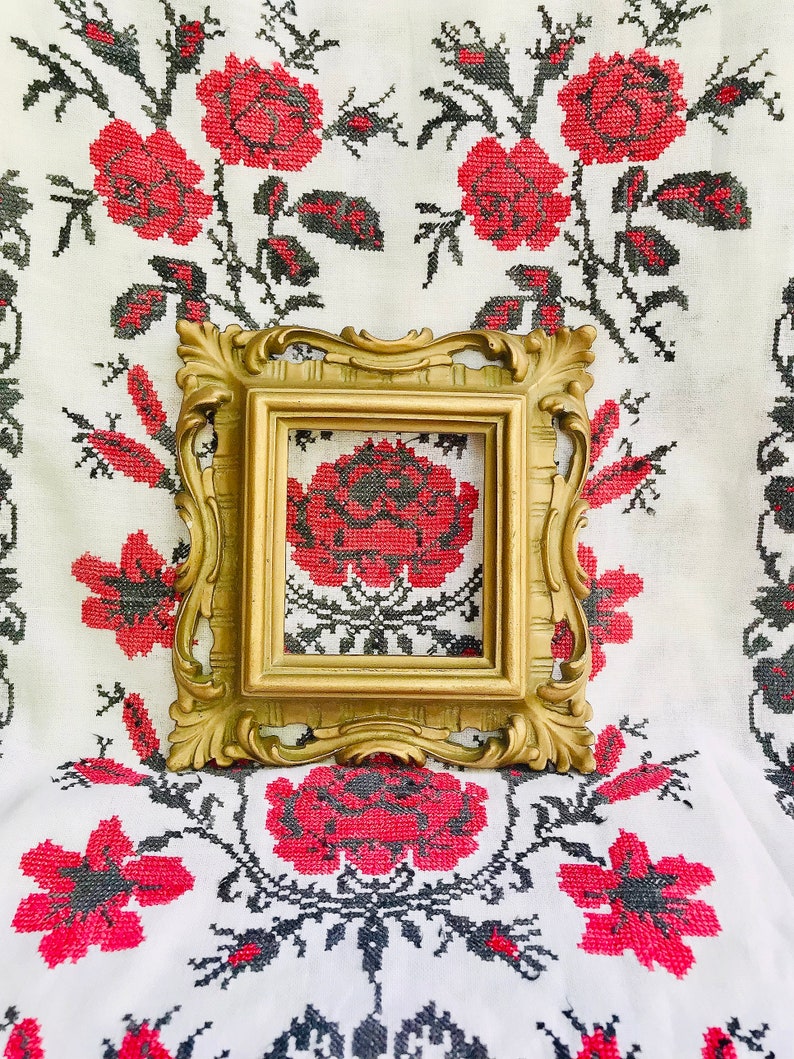 Vintage Gypsum Mirror Frame Gypsum Frame Gypsum Photo Frame - Etsy