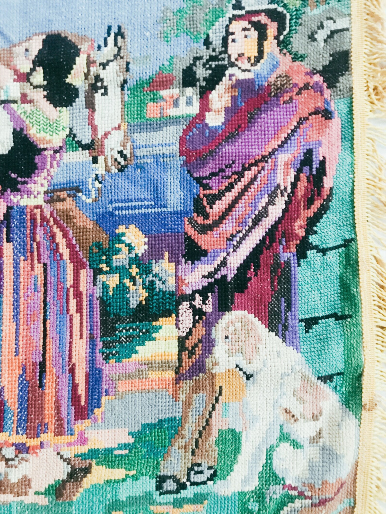 RARE Ukrainian Embroidery Vintage Hand Embroidered Painting | Etsy