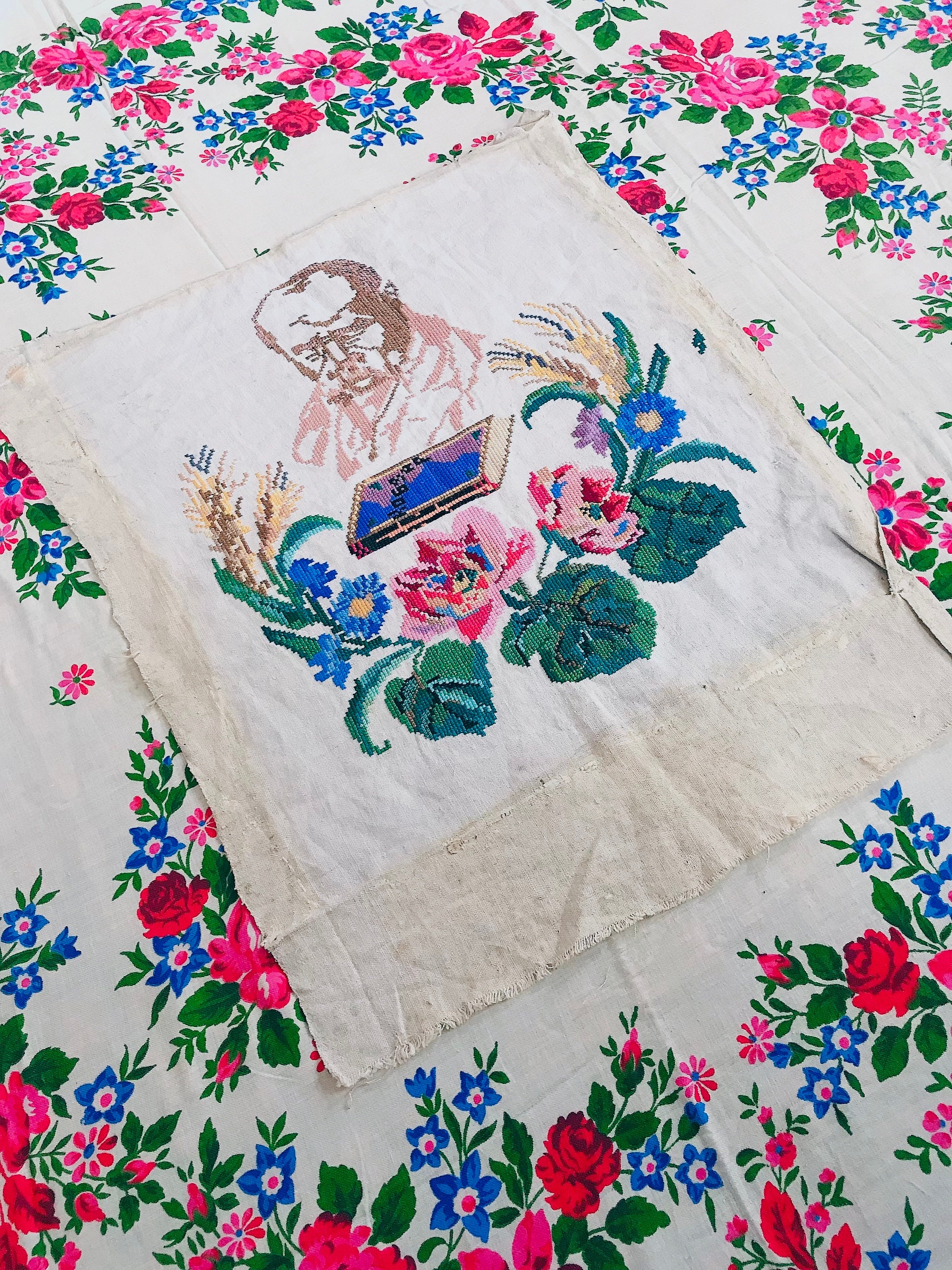 T.g.shevchenko RARE Ukrainian Embroidery Vintage Handmade - Etsy