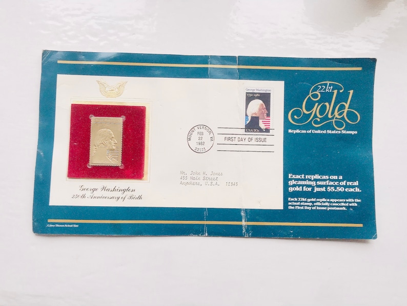 George Washington's Mark on the Presidential - Etsy