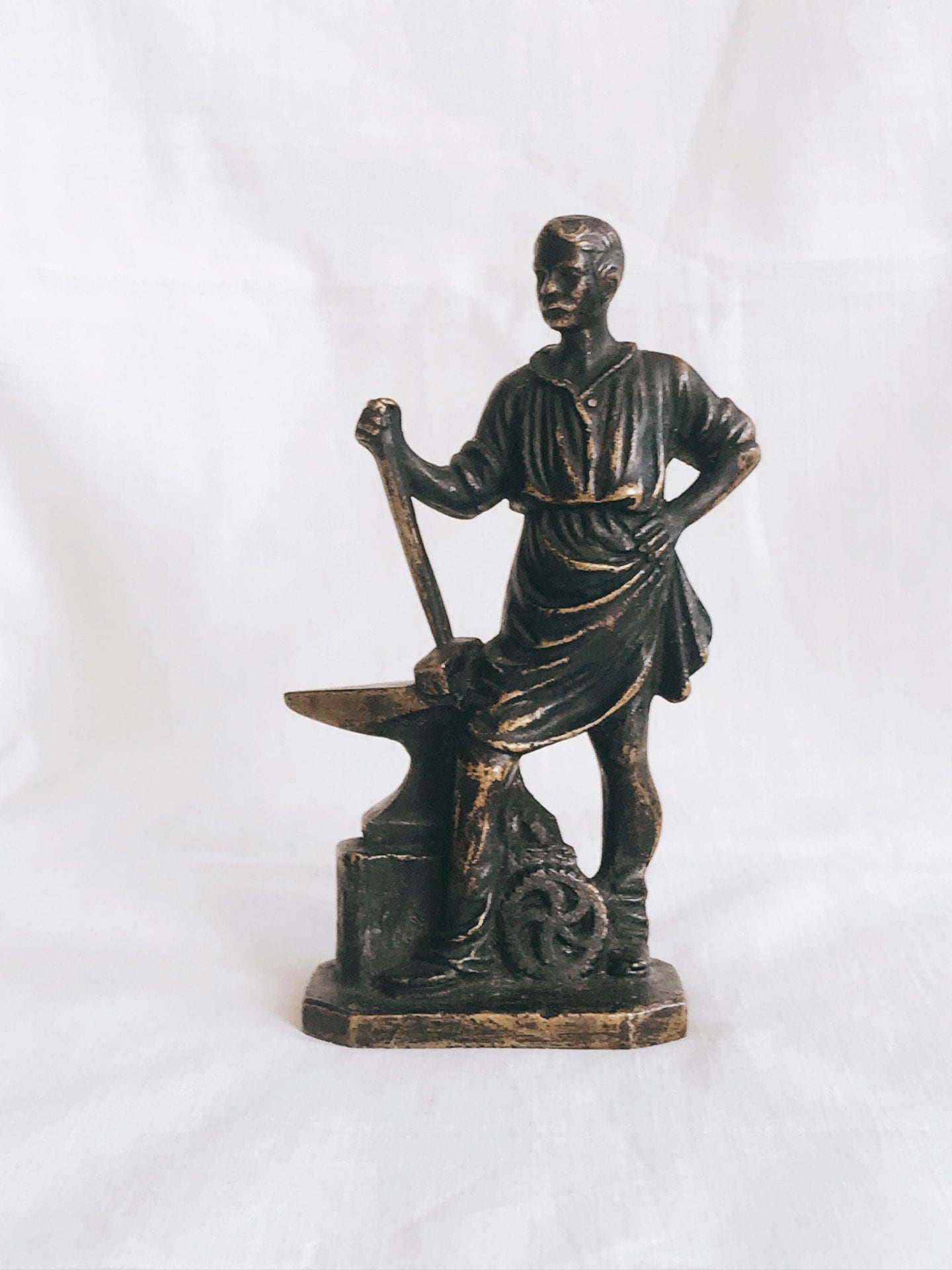 Soviet, Vintage, Bronze, Antique Statuette, Figurine of the USSR ...