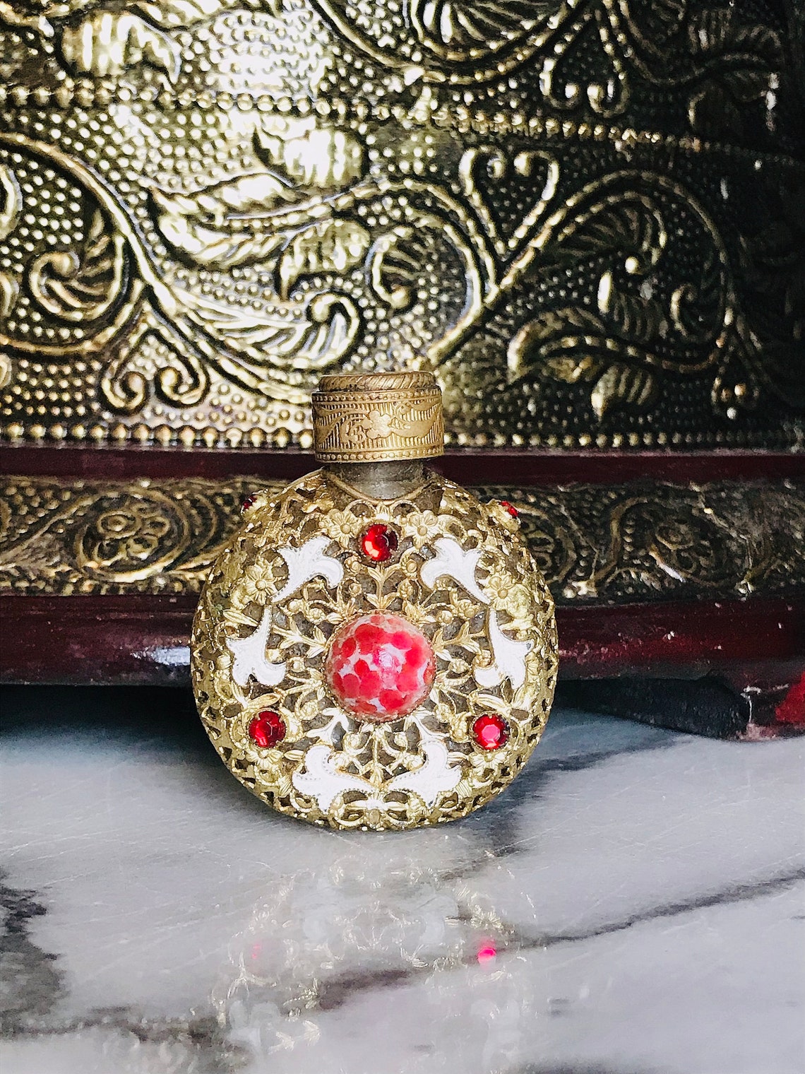 Vintage Glass Mini Perfume Bottle USSR. Soviet Perfume Bottle - Etsy