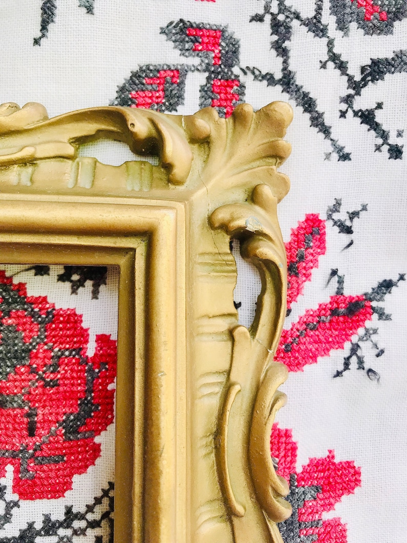 Vintage Gypsum Mirror Frame Gypsum Frame Gypsum Photo Frame - Etsy