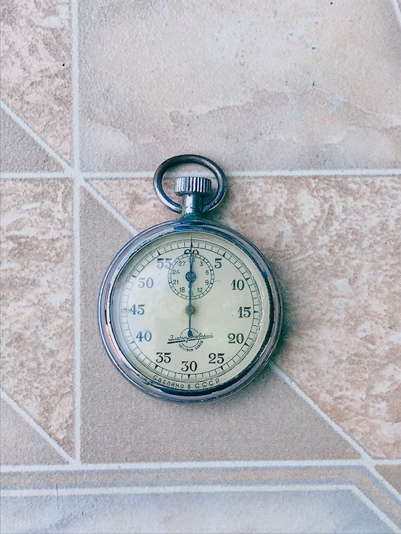 Soviet Stopwatch Agat Zlatoust, Vintage Stopwatch, Ch… - Gem