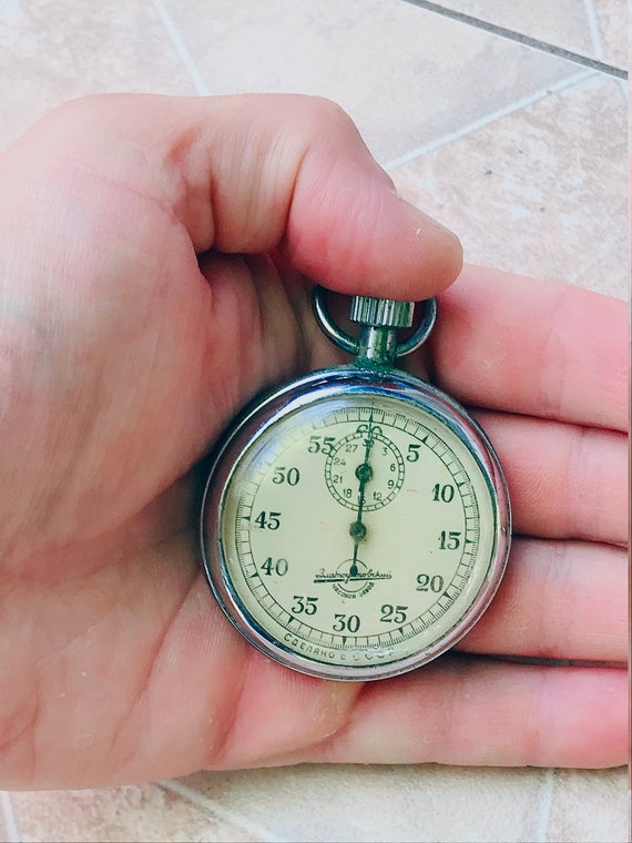 Soviet Stopwatch Agat Zlatoust, Vintage Stopwatch, Ch… - Gem
