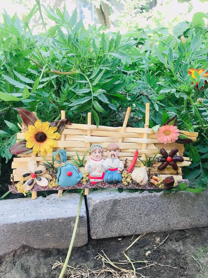 Ukrainians Painting Ukrvinsk Couple Landscape Art Decor of - Etsy