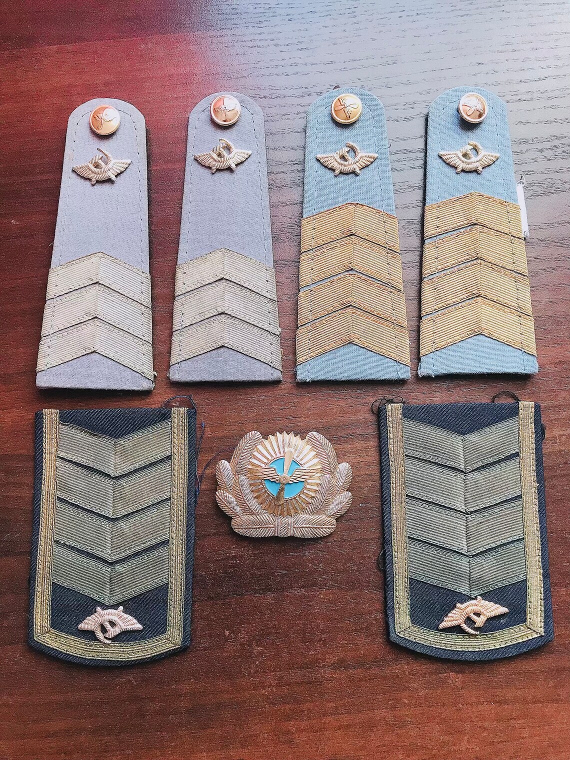 Soviet Military Shoulder Straps of Air Force Pilot Set of the - Etsy