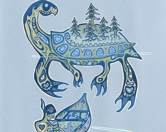 Indigenous Island Art | Etsy