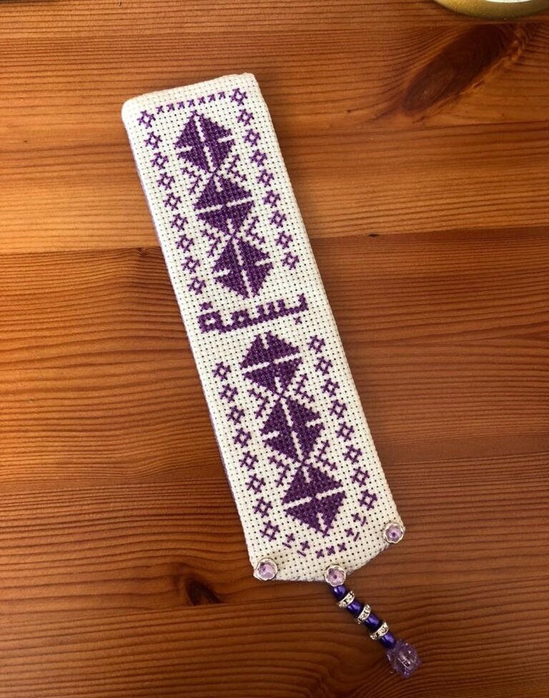 Handmade Tatreez Bookmark - Etsy UK