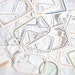 50 Sheets Paper Frames and Labels Booklet, Memo Paper, Note Paper, Junk ...