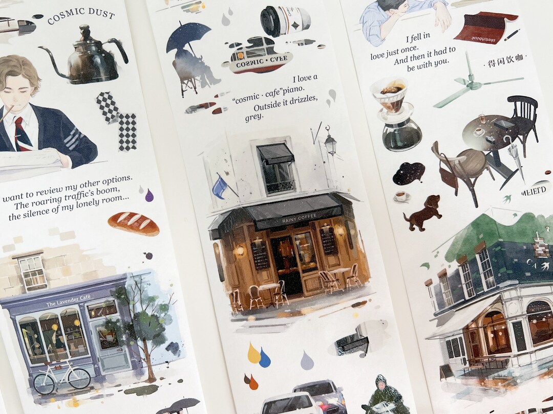 Sample Loop Coffee Shop Washi Tape, Moodtape Coffee Break Washi Tape, Making Tape, Journal ...