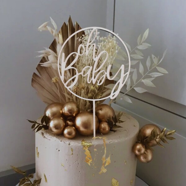 Baby Cake Topper - Etsy