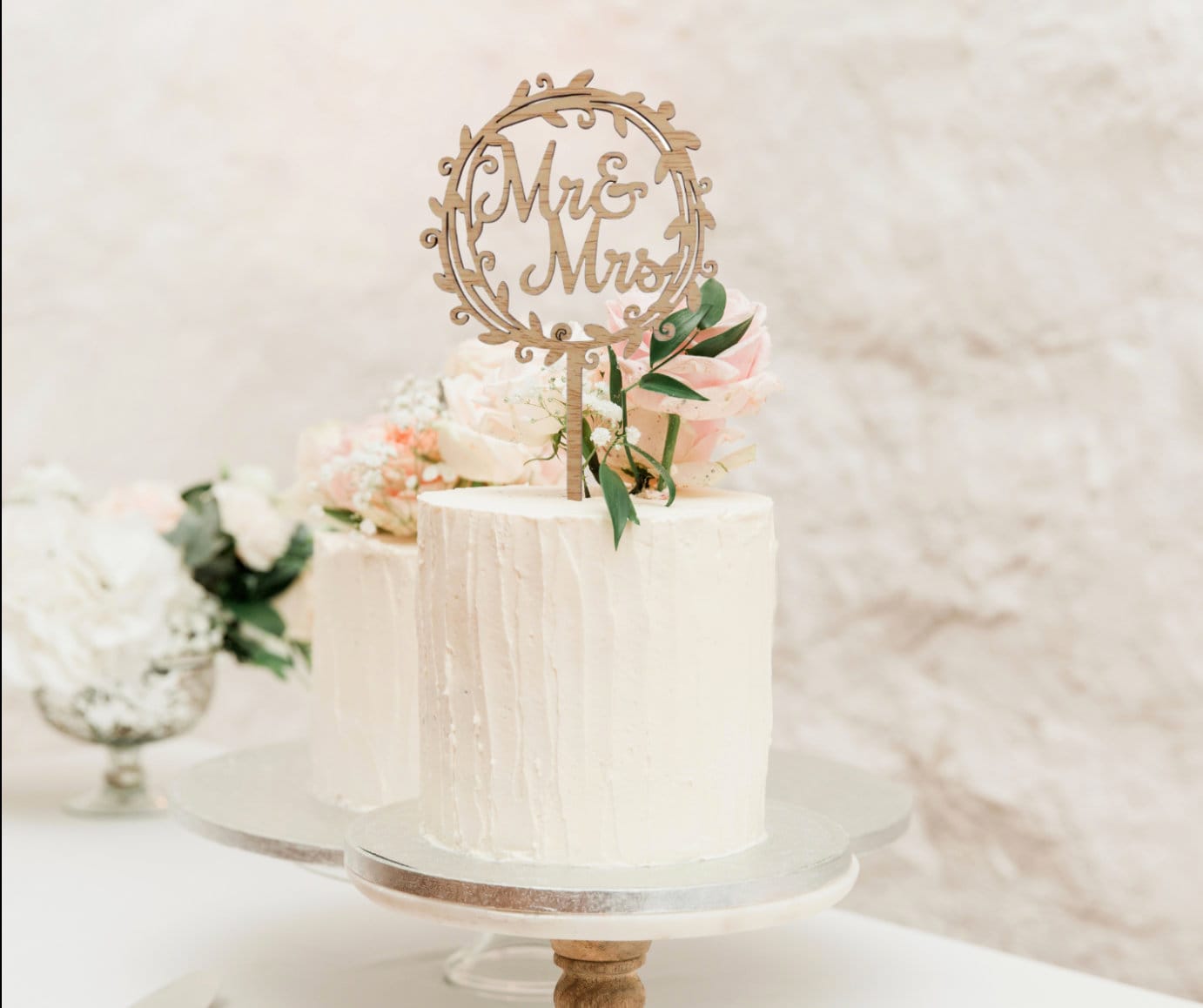 Wooden Cake Topper Laser Cut Rustic Wood Wedding Reception - Etsy UK