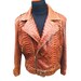 Motorcycle Leather Jacket,python Snakeskin Leather Jackets,brown ...