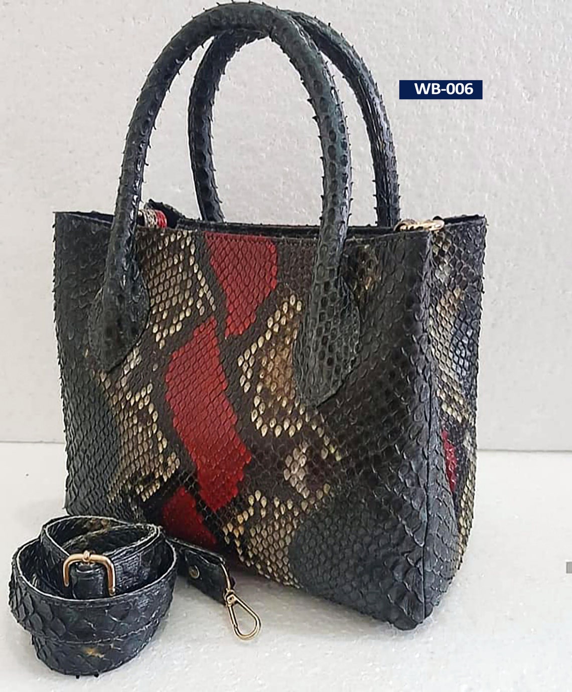 Real Colorful Python Snakeskin Purse Leather Tote Shoulder Bag - Etsy