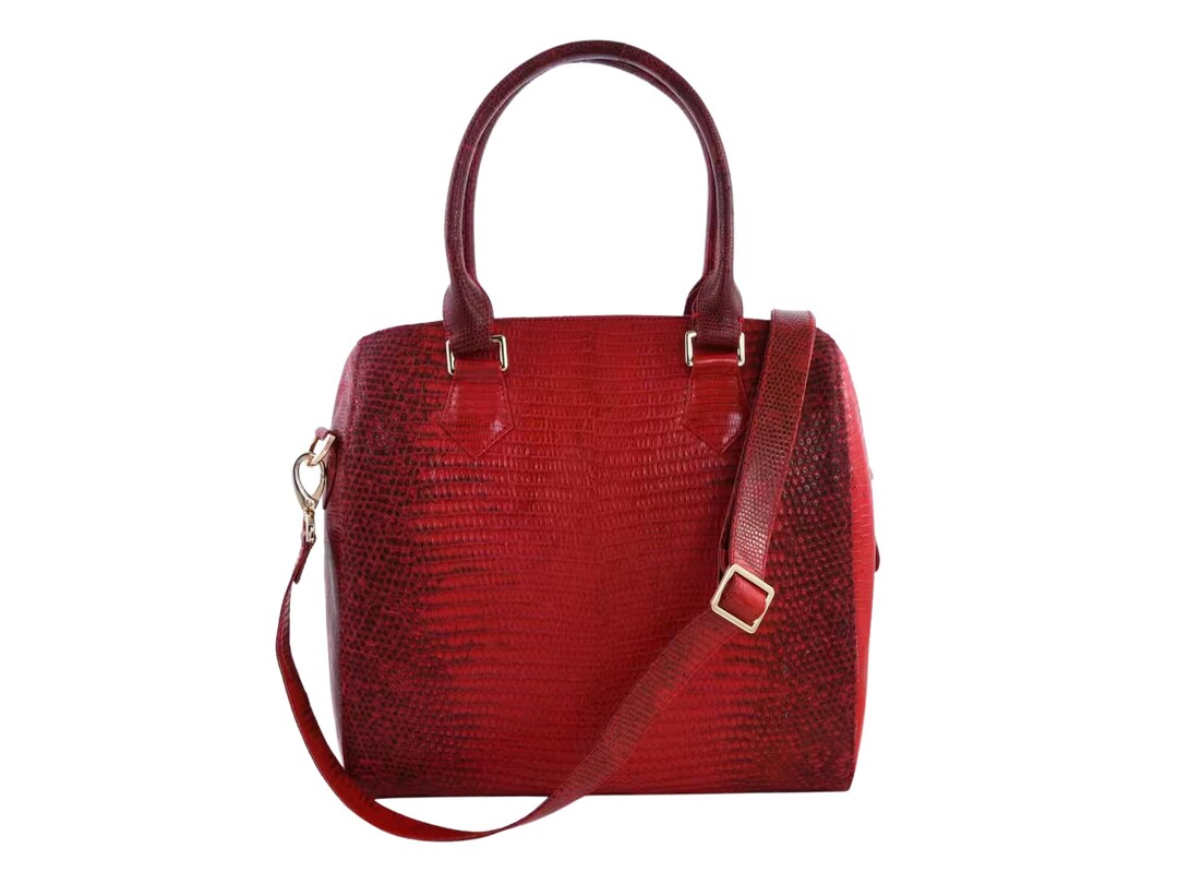 Genuine Monitor Lizard Skin Handbag: Trendy Tote for Every Occasion - Etsy