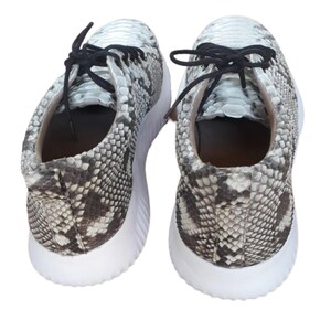 Genuine Snakeskin Sneakers Shoes - Etsy
