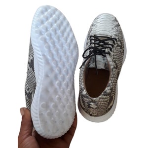 Genuine Snakeskin Sneakers Shoes - Etsy