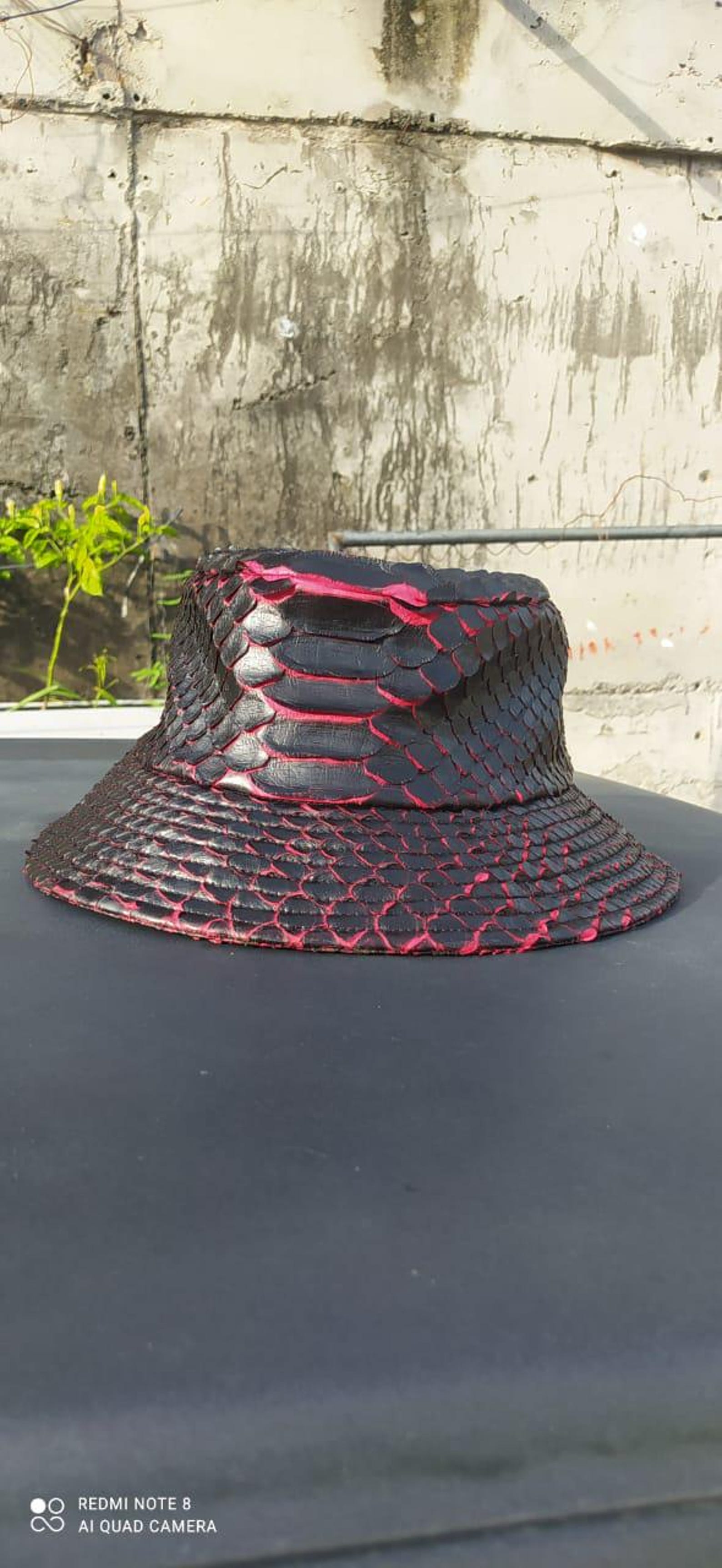 Snakeskin Bucket Hat - Etsy