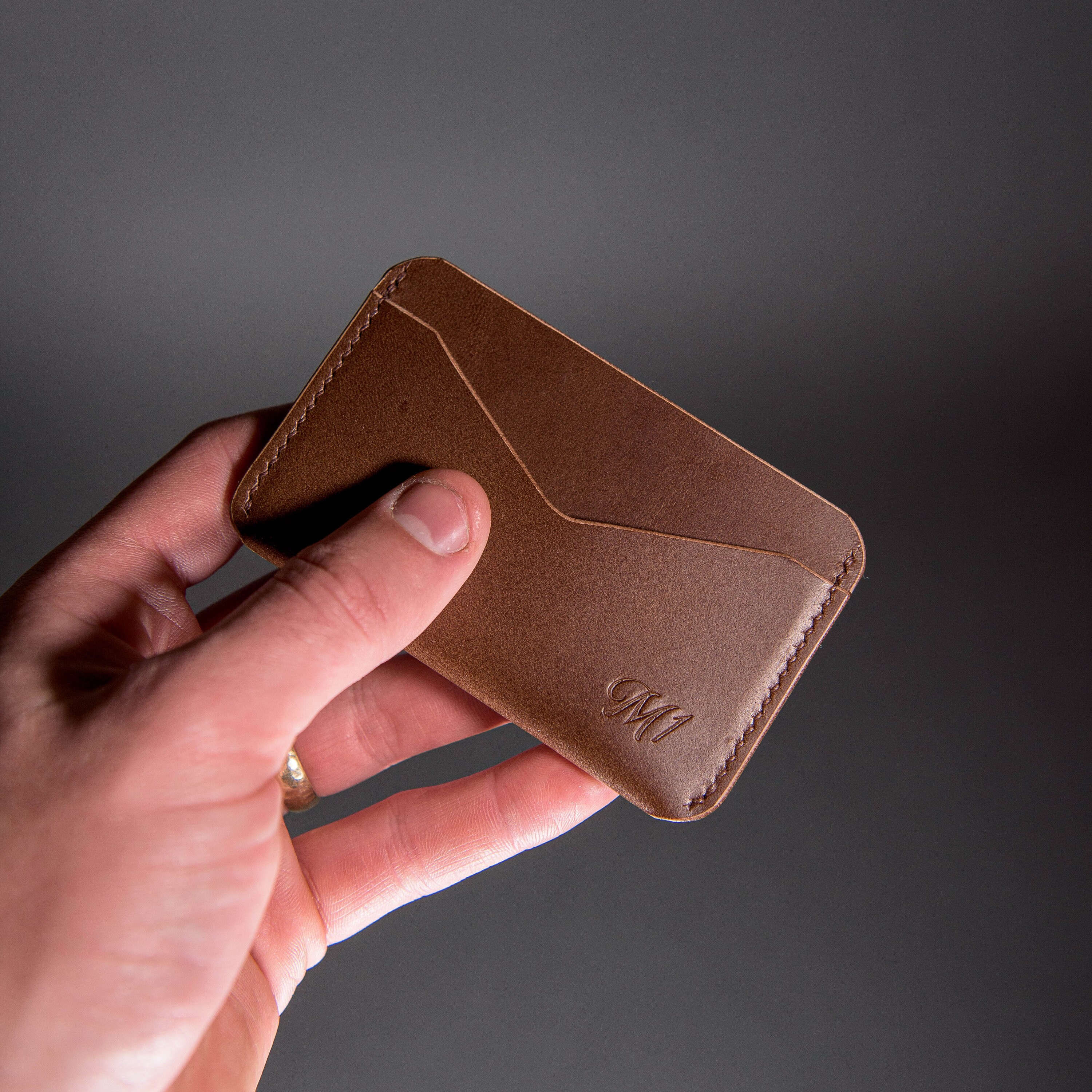 No.2 Minimalist Card Wallet (walnut) - Etsy