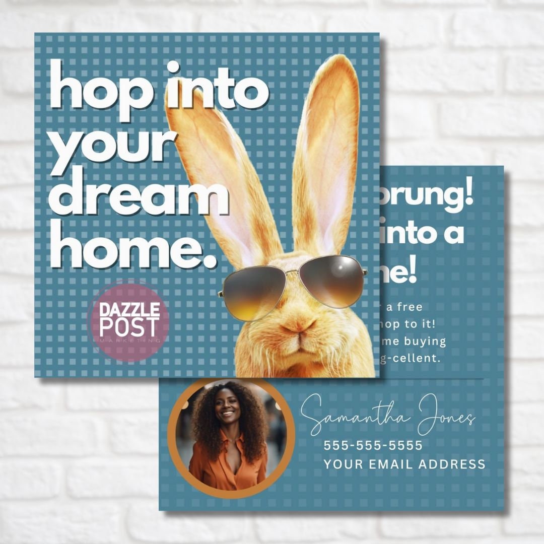 Easter Real Estate Marketing Facebook Post, Real Estate Agent Marketing ...