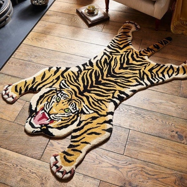 Tiger Rug - Etsy